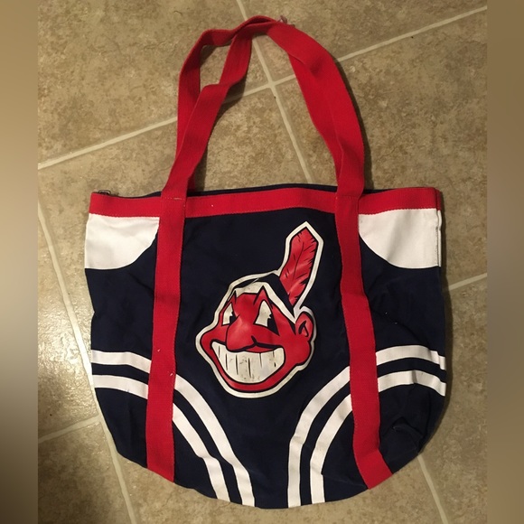 Bags | Vintage Cleveland Indians Chief Wahoo Canvas Tote | Poshmark